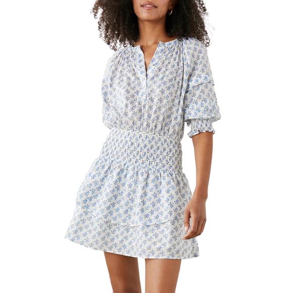 Rails | Dresses | New Rails Milana Dress In White Blue Ivy | Poshmark